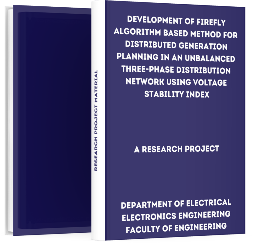 Development Of Firefly Algorithm Based Method For Distributed Generation 7591