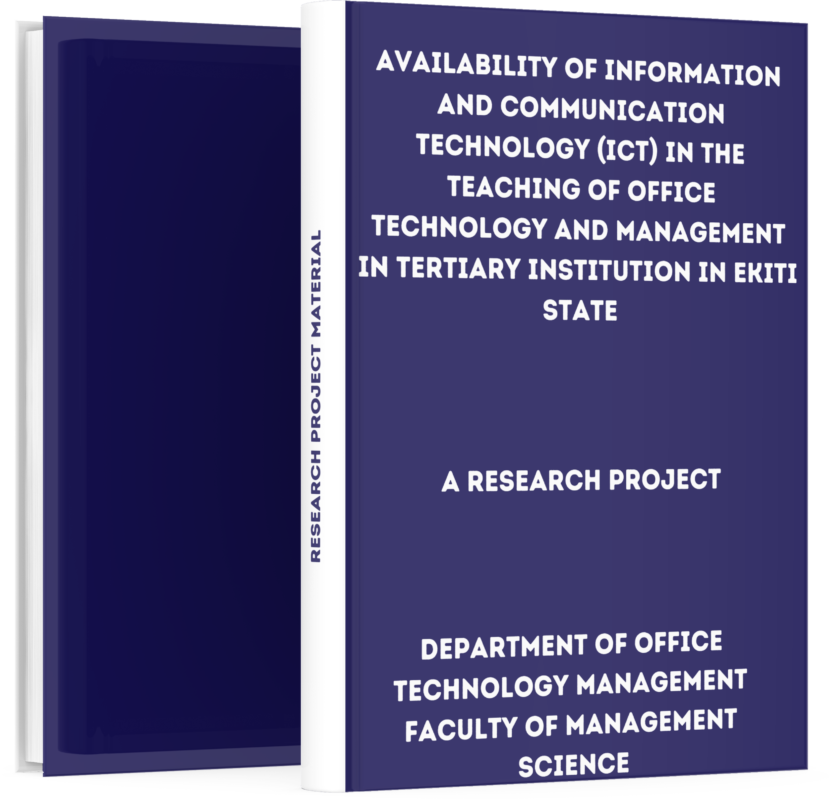 Availability Of Information And Communication Technology Ict availability-of-information-and-communication-technology-ict