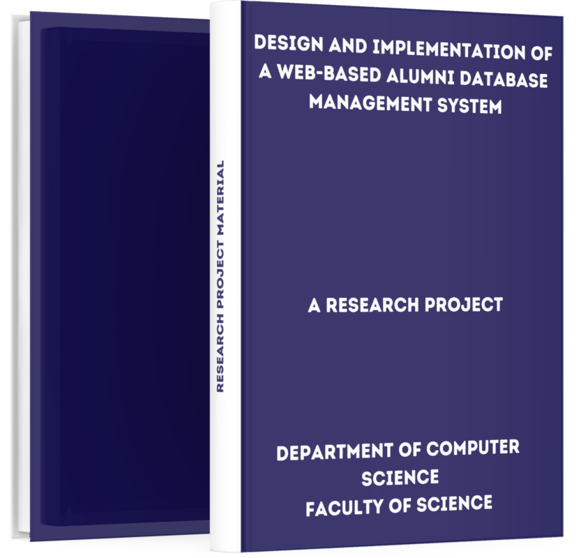 Design And Implementation Of A Web Based Alumni Database 7332