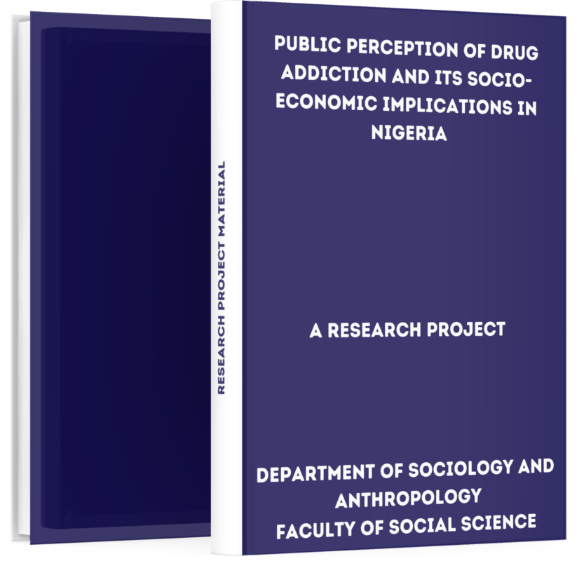 Public Perception of Drug Addiction and its Socio-Economic Implications