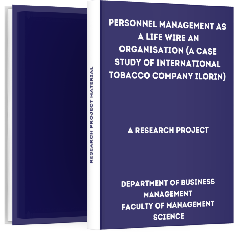 Personnel Management As A Life Wire An Organisation a Case Study Of personnel-management-as-a-life-wire-an-organisation-a-case-study-of