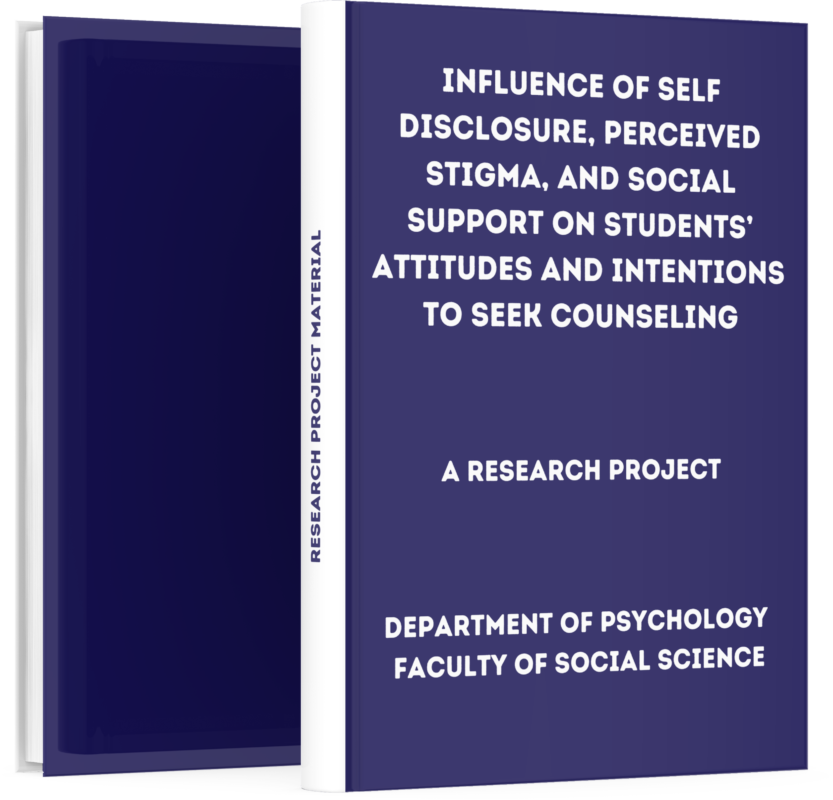 Influence Of Self Disclosure Perceived Stigma And Social Support influence-of-self-disclosure-perceived-stigma-and-social-support