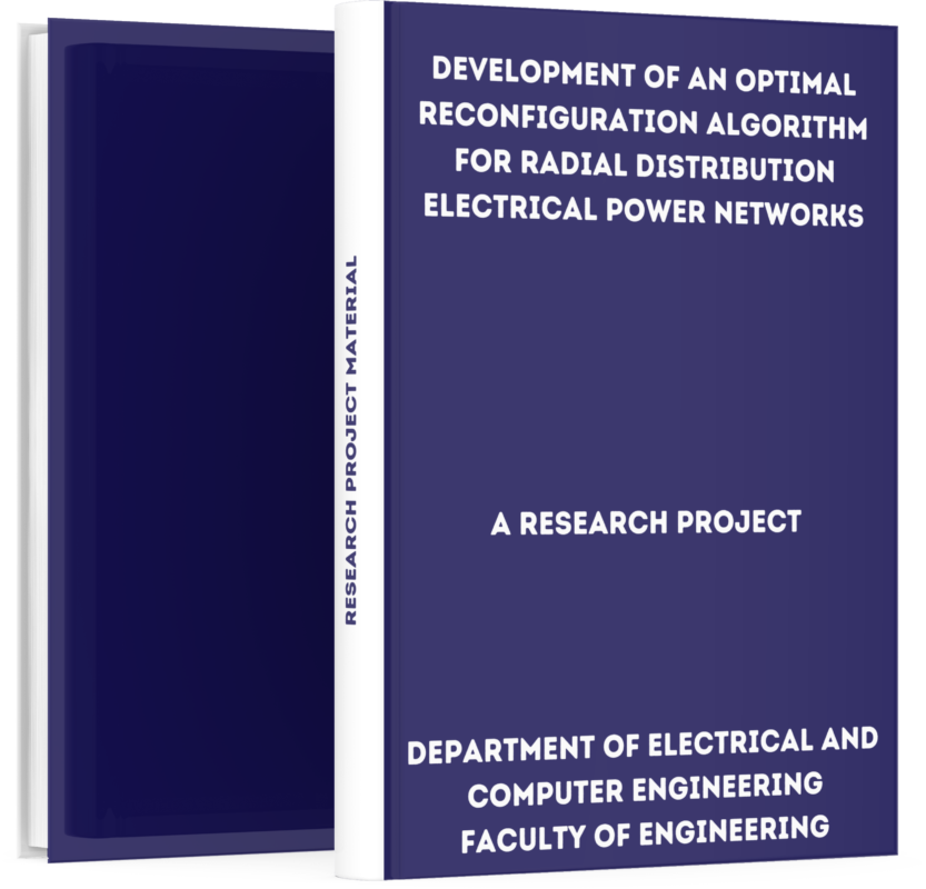 Development Of An Optimal Reconfiguration Algorithm 0074